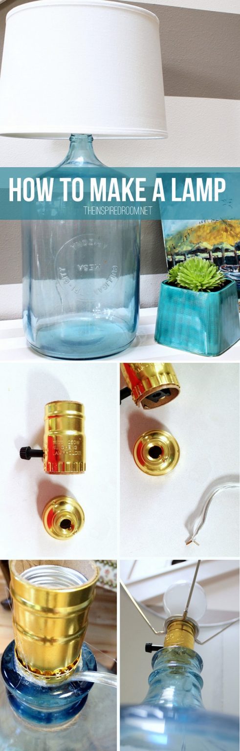 32 Best DIY Lamp Ideas You Can Easily Make