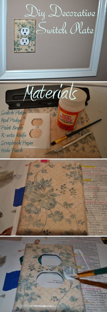 12 Adorable and Easy DIY Light Switch Covers with Tutorials