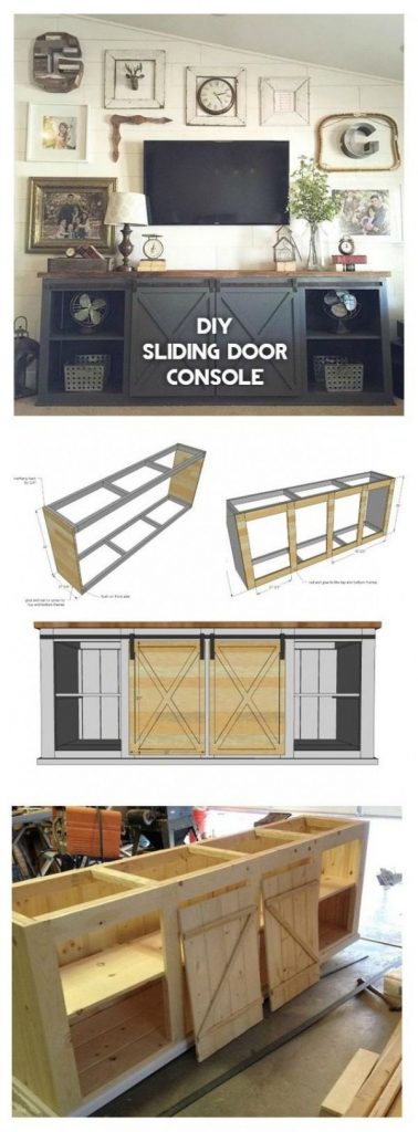 41 DIY TV Stand and Media Console Ideas