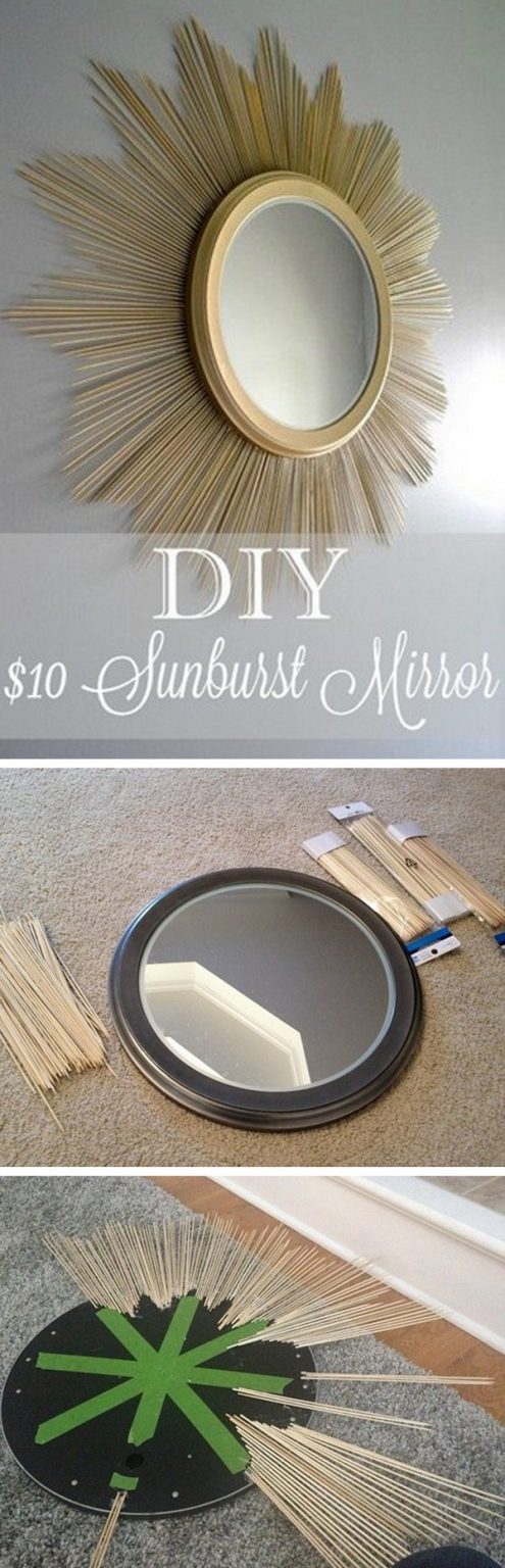 50 Easy DIY Mirror Frame Ideas You Can Make Right Now