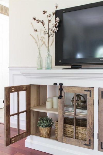 41 DIY TV Stand and Media Console Ideas