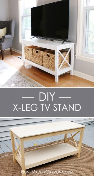 41 DIY TV Stand and Media Console Ideas