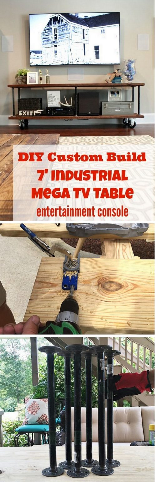 41 DIY TV Stand and Media Console Ideas