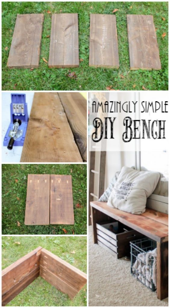 40 Easy DIY Bench Ideas for Indoors (with Plans)