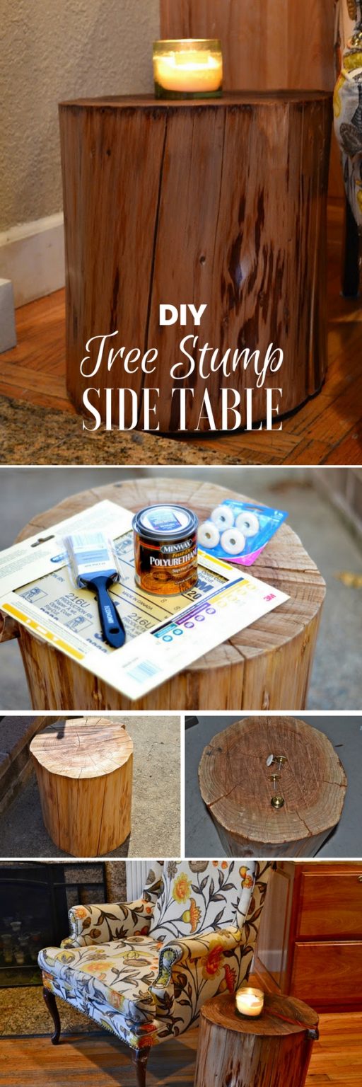 16 Inspiring DIY Tree Stump Projects for Rustic Decor