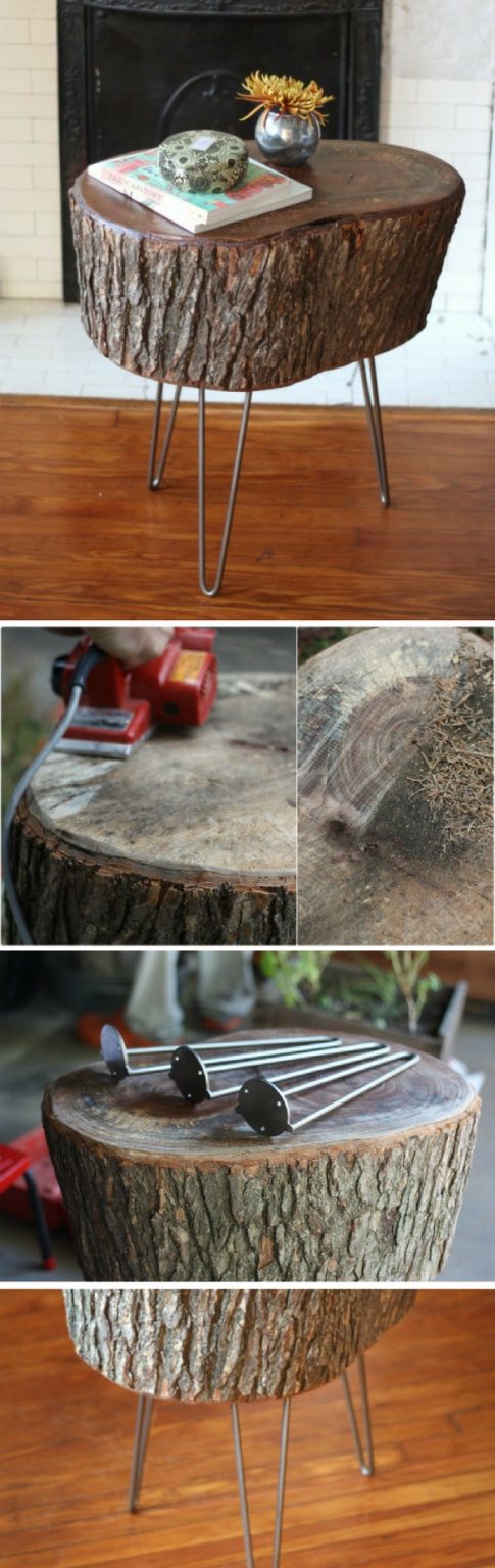 16 Inspiring DIY Tree Stump Projects for Rustic Decor