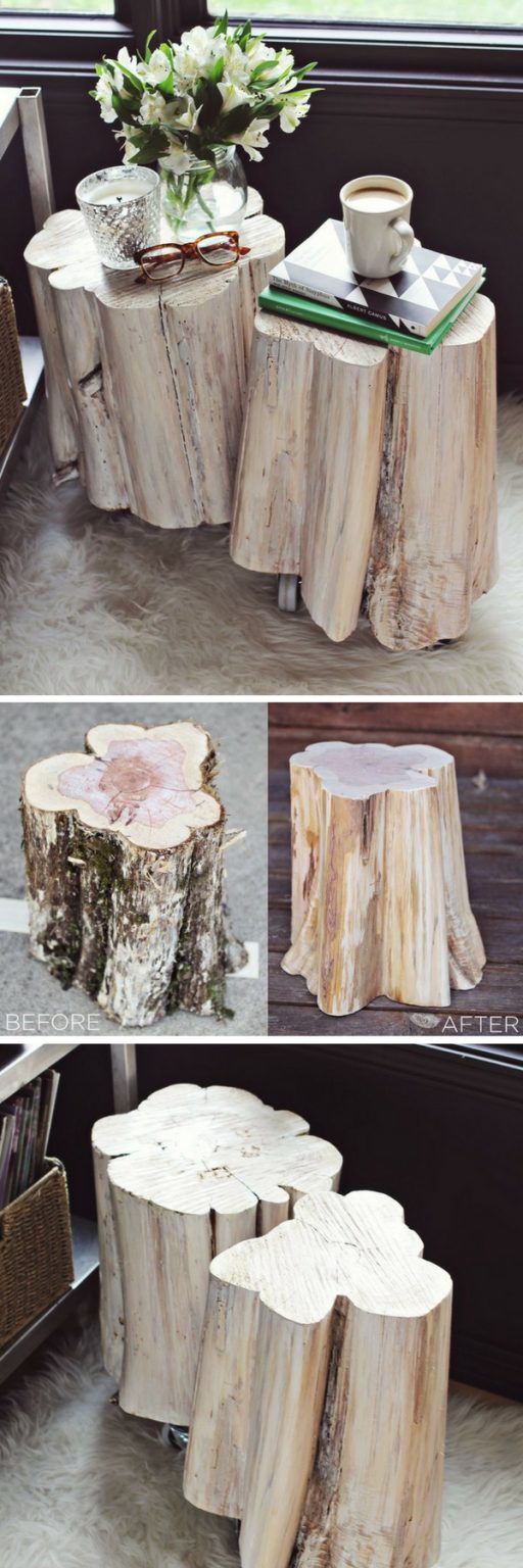16 Inspiring DIY Tree Stump Projects for Rustic Decor