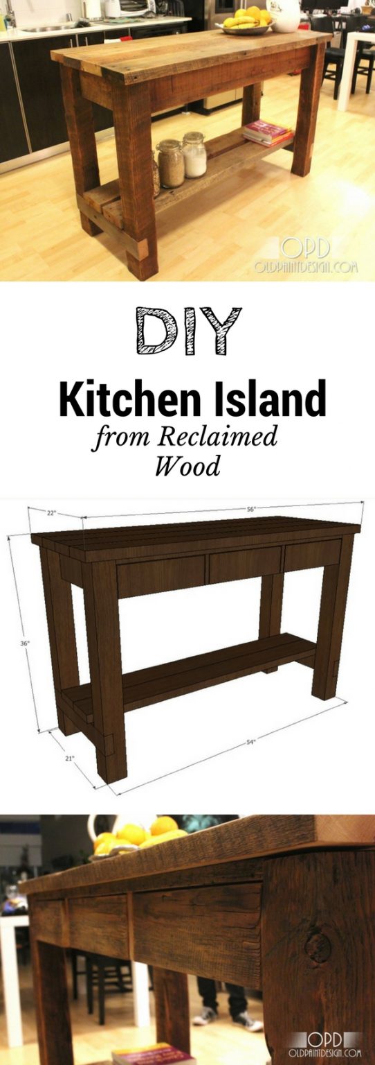 25 Easy DIY Kitchen Island Ideas