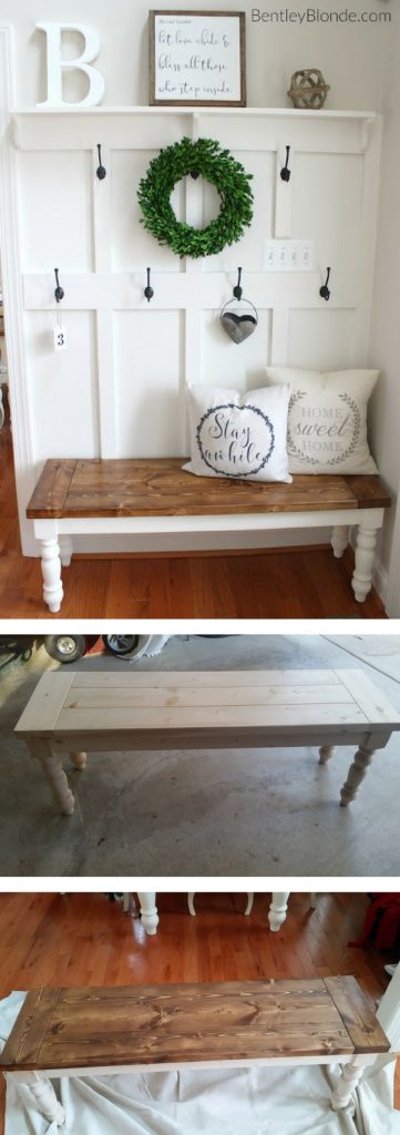 40 Easy DIY Bench Ideas for Indoors (with Plans)