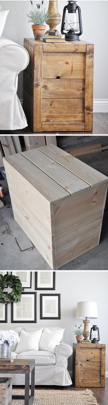 19 Easy & Unique DIY Side Table Ideas You Can Build on a Budget