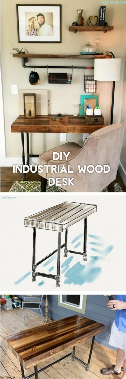 53 Easy DIY Desk Ideas with Plans