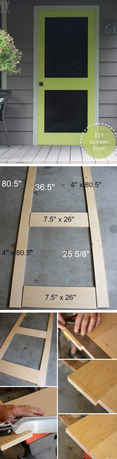 16 Easy DIY Door Projects for Amazing Decor on a Budget