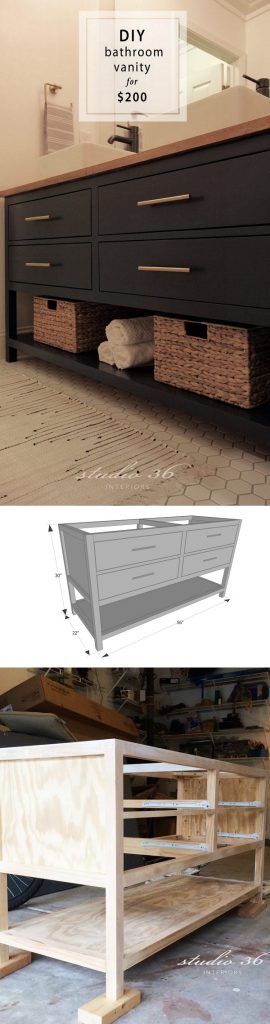 24 Easy DIY Bathroom Vanity Plans for a Quick Remodel