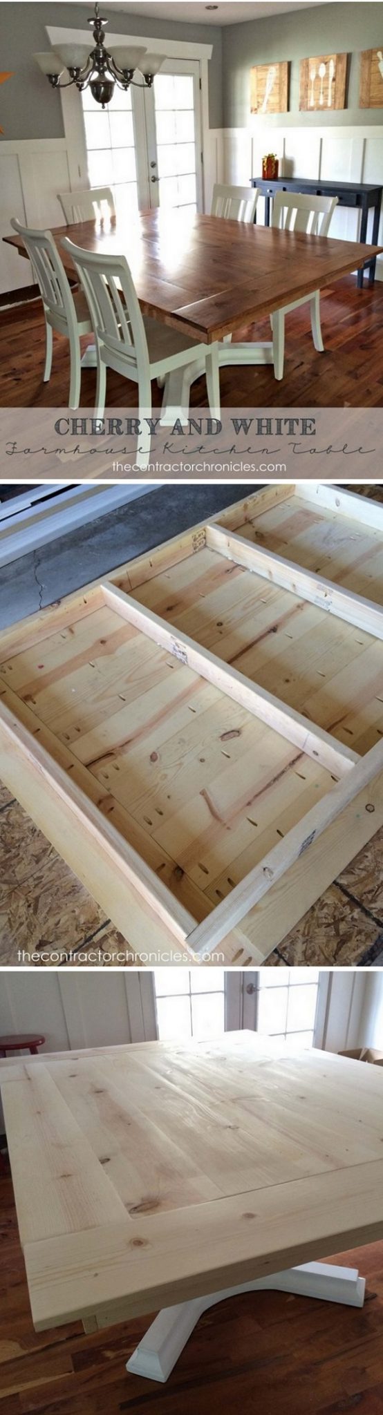 23 Easy DIY Farmhouse Table Ideas with Plans and Instructions