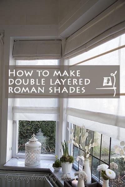 20 Creative and Easy DIY Roman Shades with Tutorials