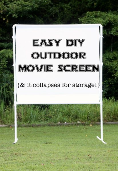 9 Simple DIY Projector Screen Ideas That Your Family Will Approve