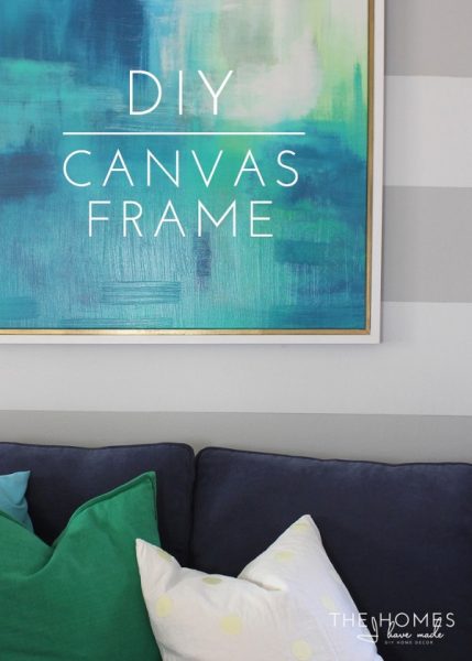 28 DIY Canvas Frame Ideas