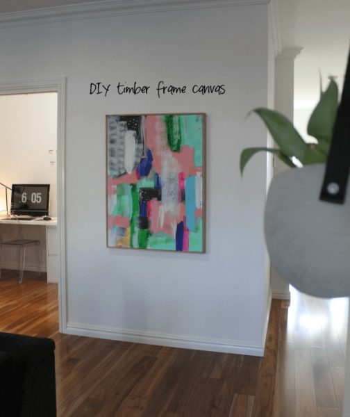 28 DIY Canvas Frame Ideas