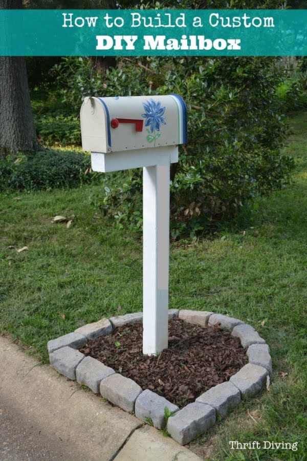 10 DIY Mailbox Post Ideas 10 DIY Mailbox Post Ideas