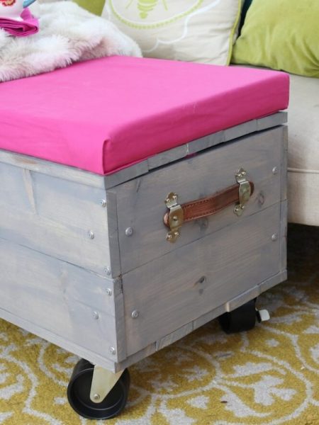 58 Easy DIY Ottoman Ideas You Can Make on a Budget