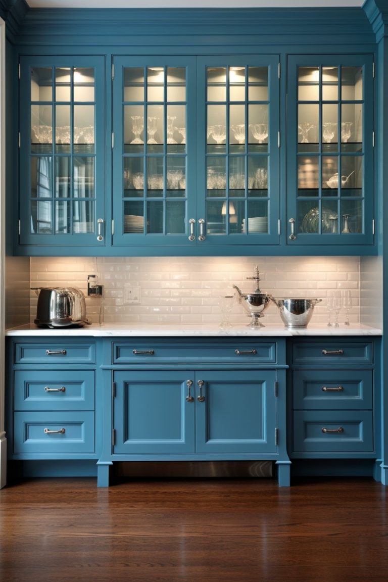30 Inspiring Ideas of Blue Kitchen Cabinets for Your Next Renovation
