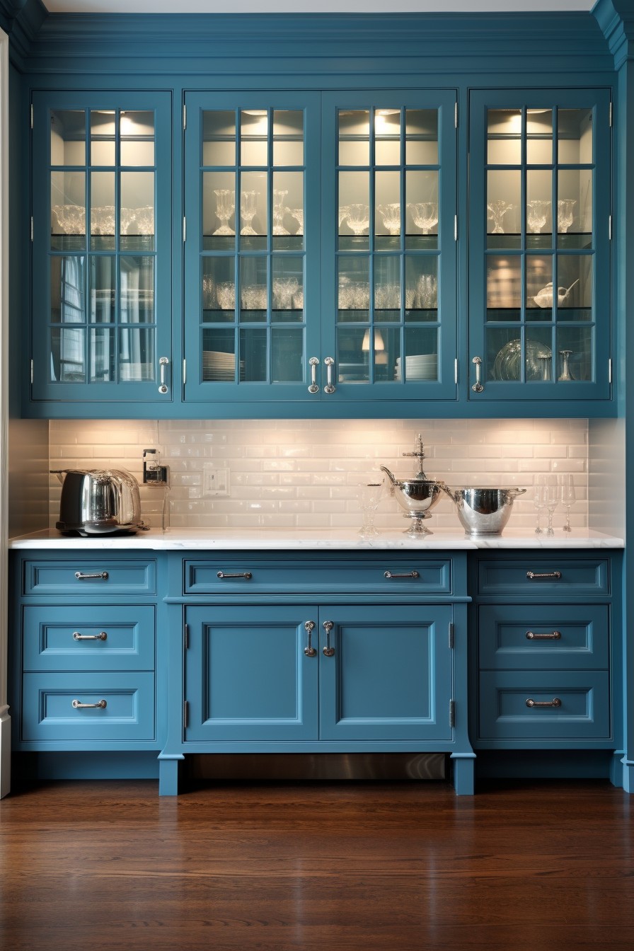 30 Inspiring Ideas of Blue Kitchen Cabinets for Your Next Renovation