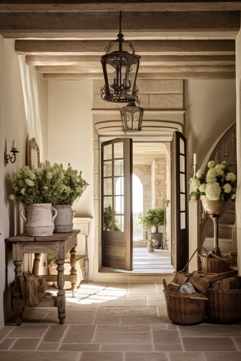 20 Welcoming and Charming Farmhouse Entryway Ideas