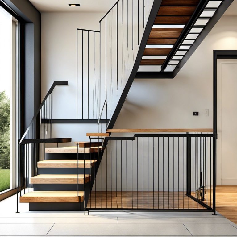 20 Modern Steel Stair Railing Design Ideas for a Fresh Perspective