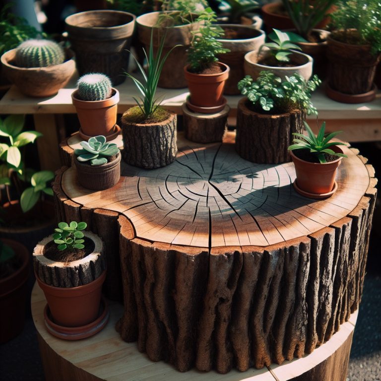16 Inspiring DIY Tree Stump Projects You Can Make: Simple and Creative ...