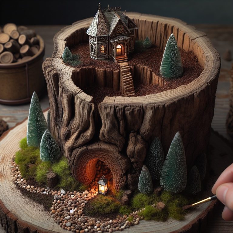 16 Inspiring DIY Tree Stump Projects You Can Make: Simple and Creative ...