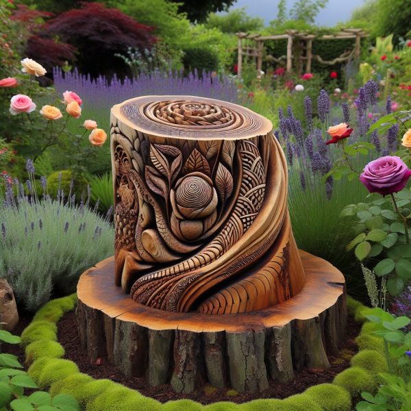 16 Inspiring DIY Tree Stump Projects You Can Make: Simple and Creative ...