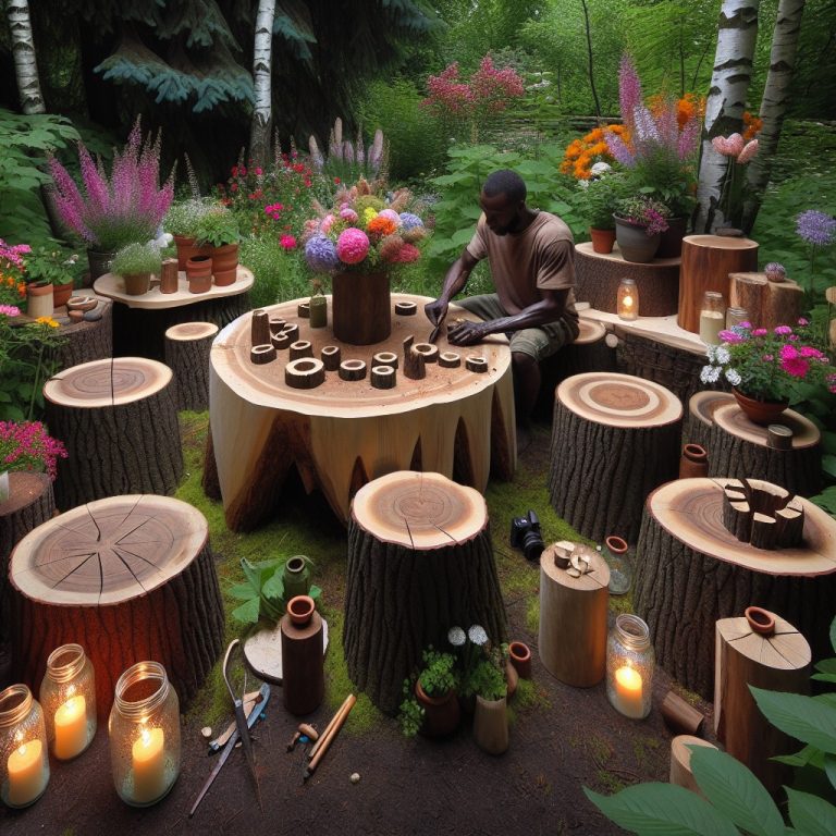 16 Inspiring DIY Tree Stump Projects You Can Make: Simple and Creative ...