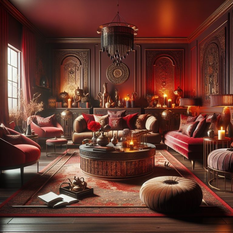 30 Red and Brown Living Room Ideas: Your Guide for a Captivating Interior