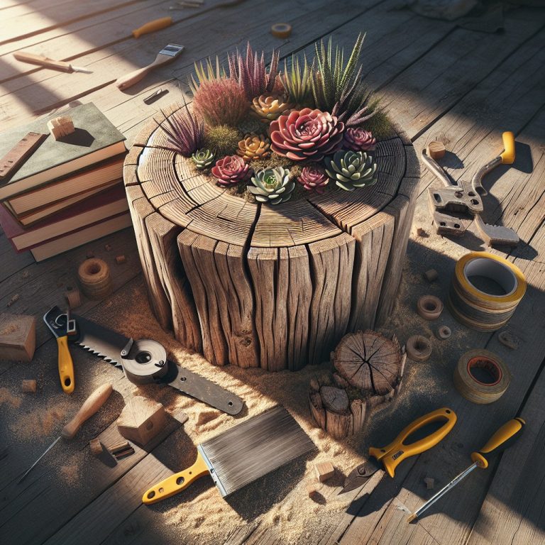 16 Inspiring DIY Tree Stump Projects You Can Make: Simple and Creative ...