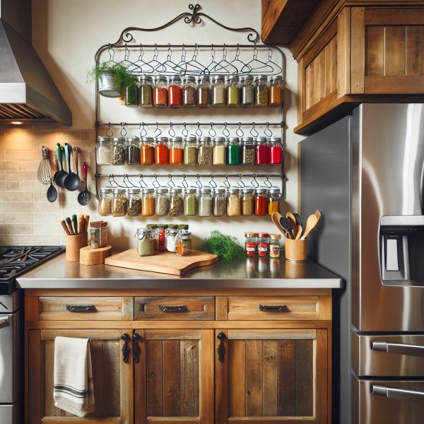 30 Unique DIY Spice Racks Ideas for Your Kitchen