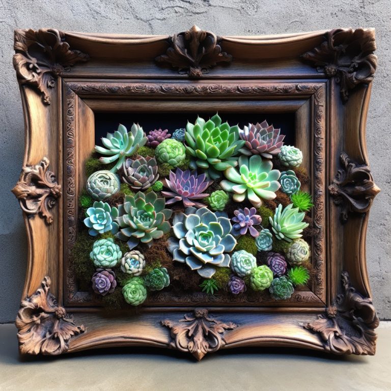 30 Unique DIY Succulent Frames Ideas to Spruce Up Your Space