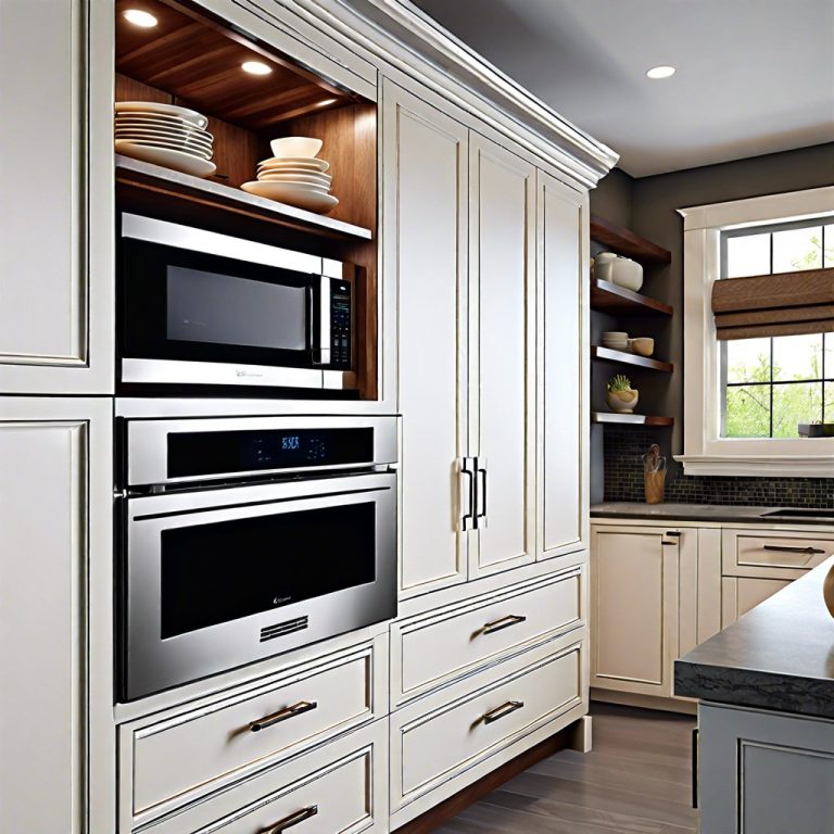15 Built-in Microwave Cabinet Ideas to Maximize Your Kitchen Space