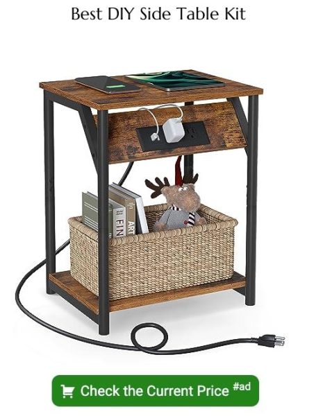 19 Easy & Unique DIY Side Table Ideas You Can Build on a Budget