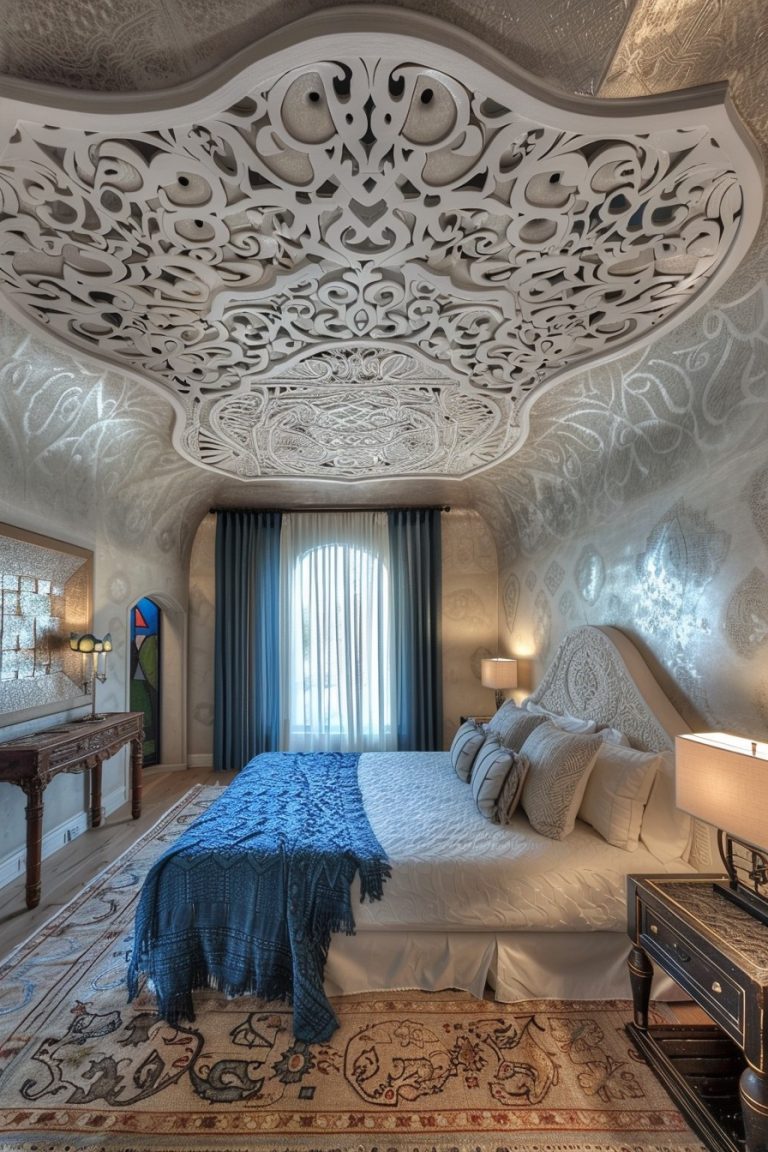 48 Stunning Bedroom Ceiling Designs