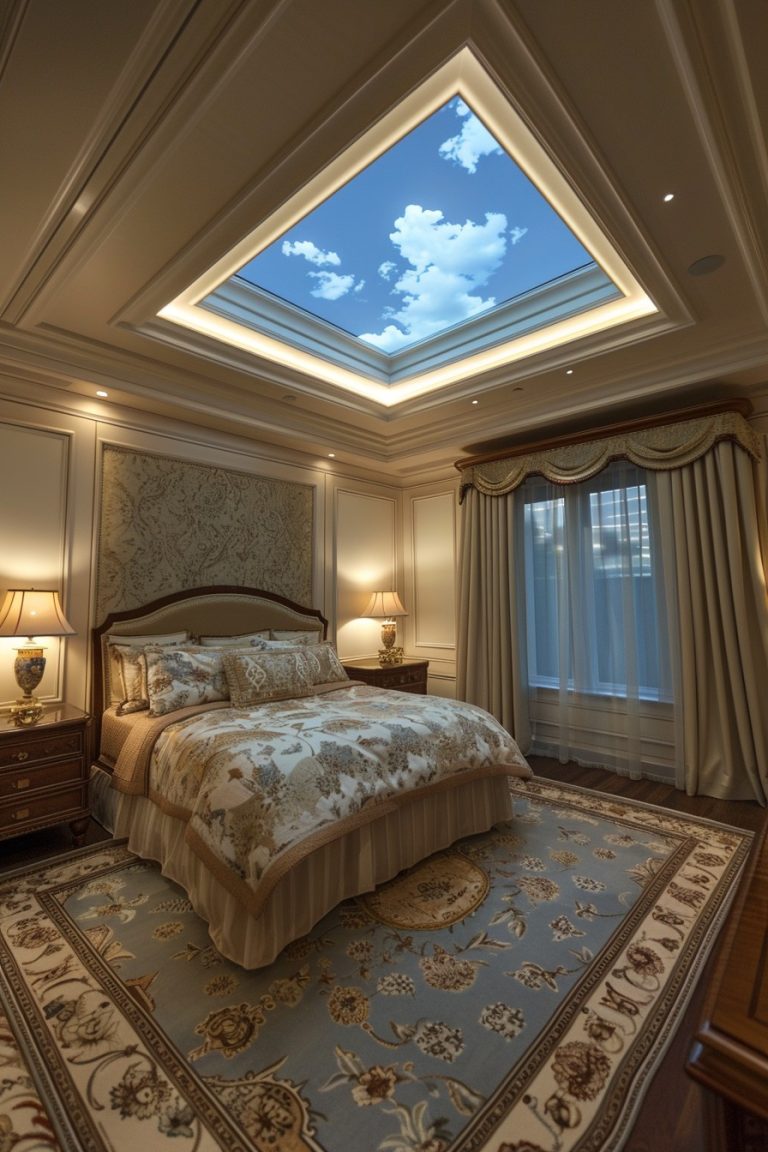 48 Stunning Bedroom Ceiling Designs