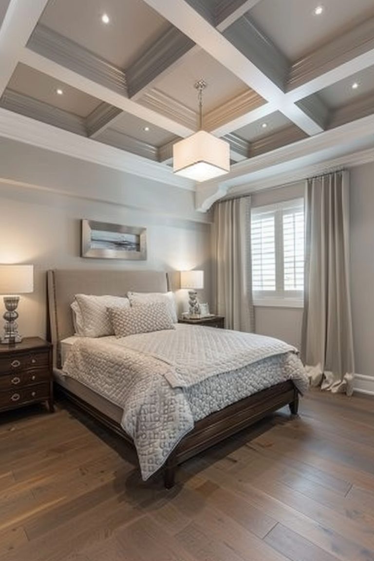 48 Stunning Bedroom Ceiling Designs