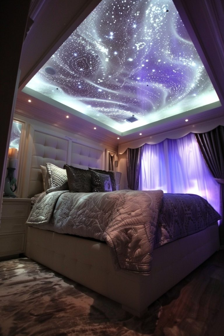 48 Stunning Bedroom Ceiling Designs