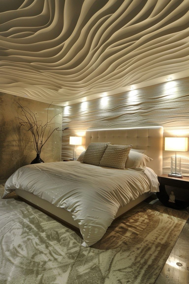 48 Stunning Bedroom Ceiling Designs