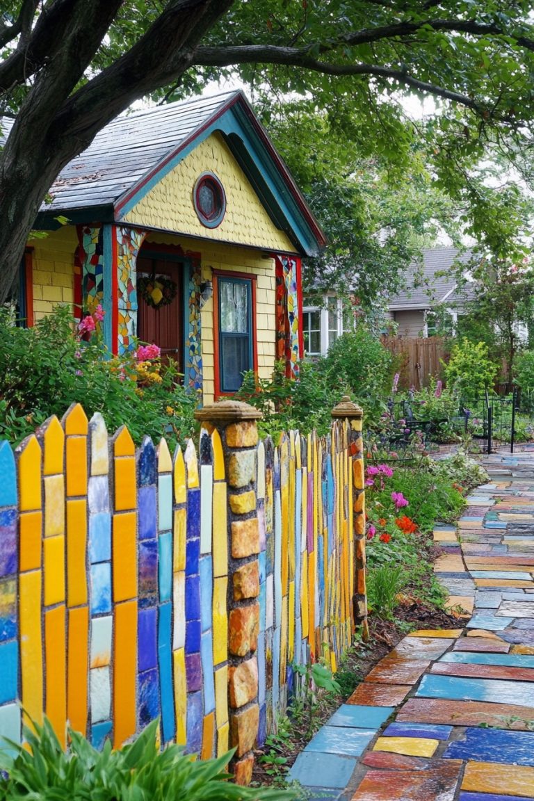 39 Vibrant Colored Fence Ideas to Transform Your Yard