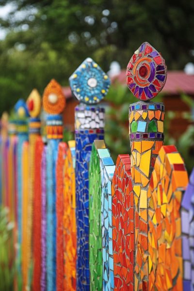 39 Vibrant Colored Fence Ideas to Transform Your Yard
