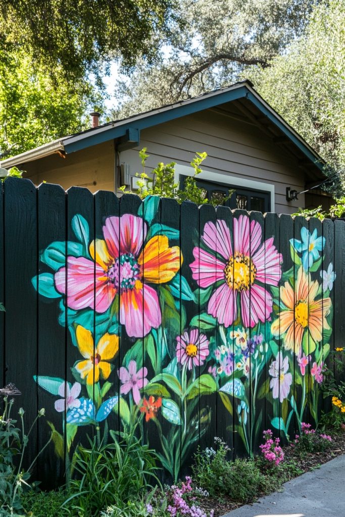 39 Vibrant Colored Fence Ideas to Transform Your Yard