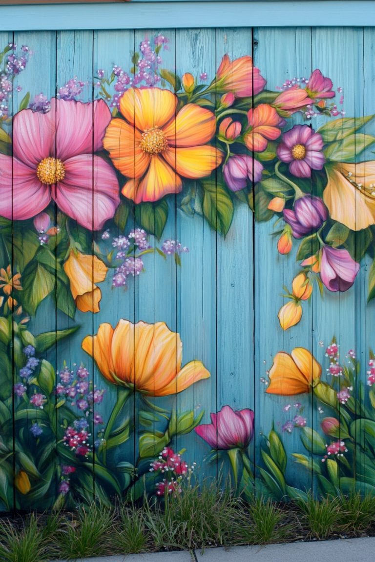 39 Vibrant Colored Fence Ideas to Transform Your Yard