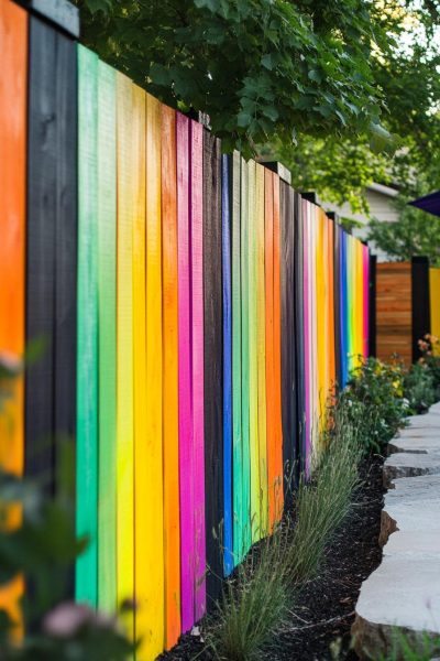 42 Creative Garden Fence Art Ideas to Brighten Your Yard