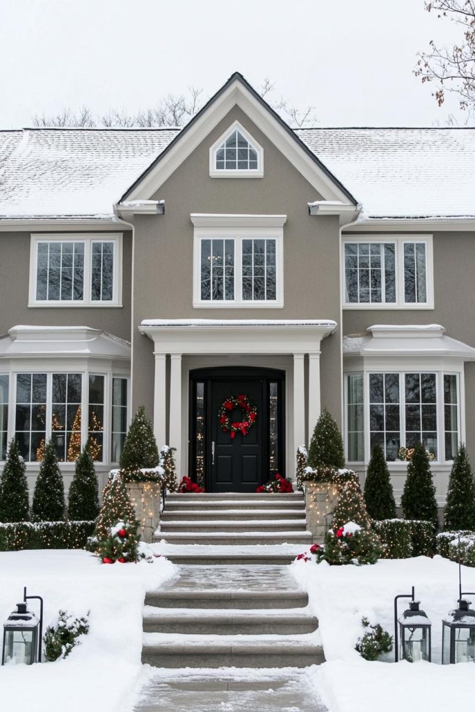 30 Exterior Christmas Decoration Ideas for a Magical Display