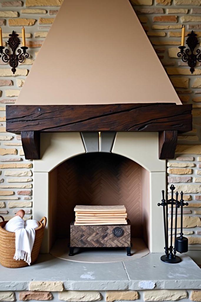 42 Rustic Farmhouse Fireplaces That Steal the Show